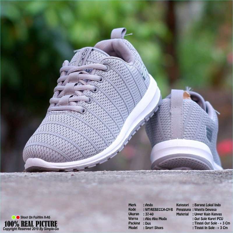 Jual SEPATU SNEAKERS WANITA ORIGINAL SEPATU CEWEK TERBARU ANDO REBECCA ...