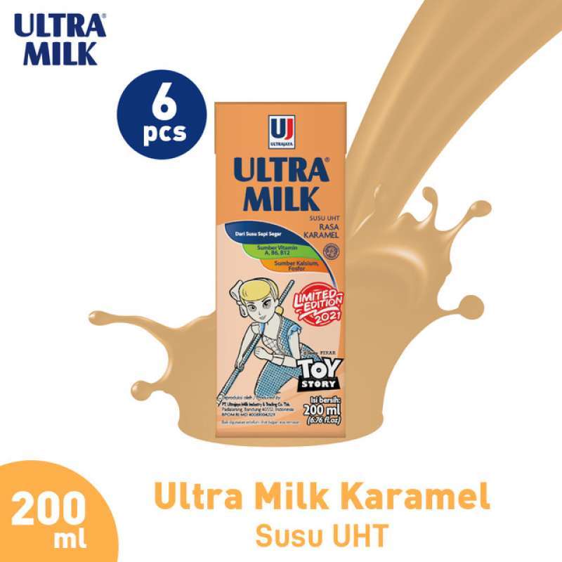 Jual Ultra Milk Susu UHT Caramel 6x200ml Special Disney Edition di ...