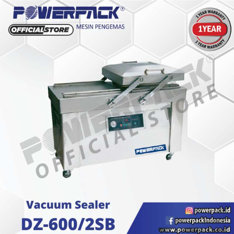 Jual Mesin Vacuum Press Plastik DZ-600/2SB Double Chamber POWERPACK di ...