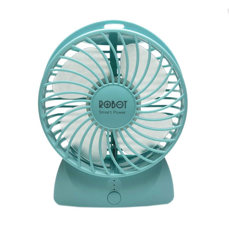 Jual Kipas Angin Mini Portable Emergency Mobile Fan Kipas Kecil Robot ...