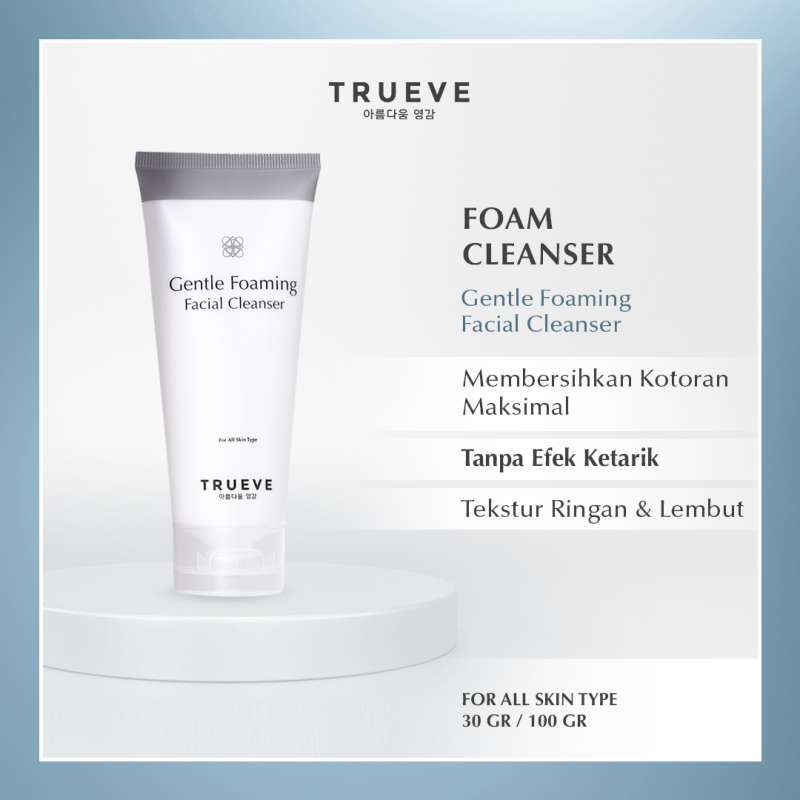 Promo TRUEVE Gentle Foaming Facial Cleanser 100 G Diskon 8% di Seller ...