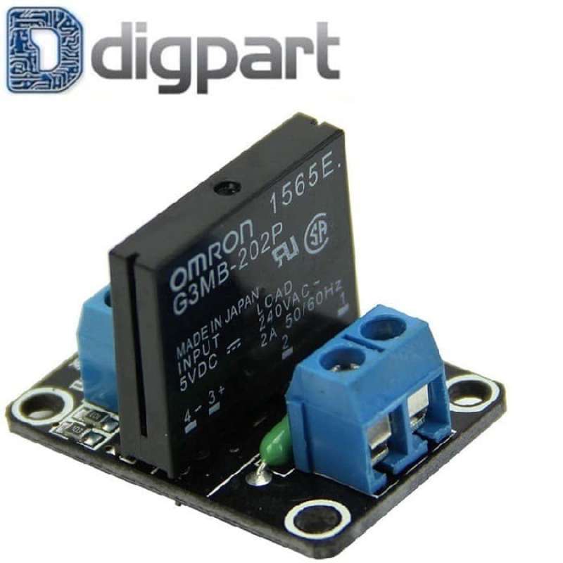 Jual Relay Solid State 5V 1 Channel Omron G3MB-202P SSR dengan Modul ...