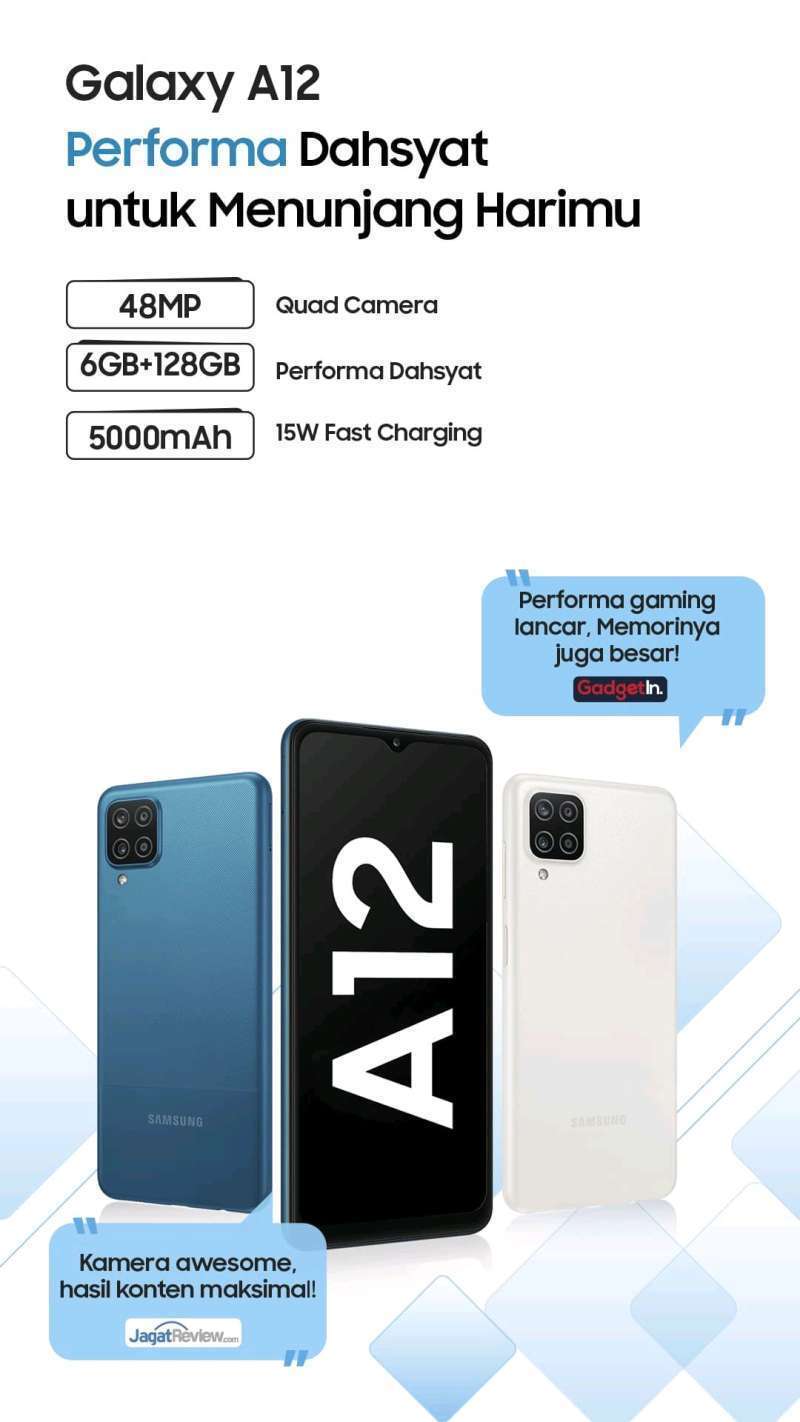 Jual Samsung Galaxy A12 Garansi resmi - Galaxy A12 4/128GB Black di ...