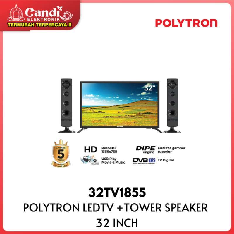 Promo Polytron Led Tv 24 Inch 24tv1855 - Digital Tv Cinemax Speaker ...