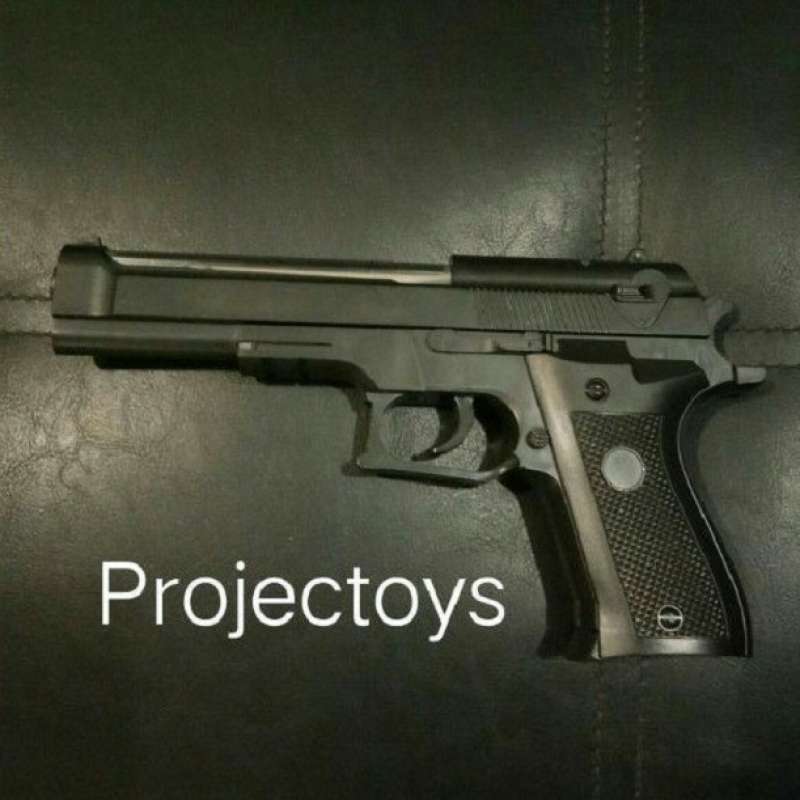 Jual Mainan Pistol Kokang Air Spring Gun Series 333 Model Long Berreta ...