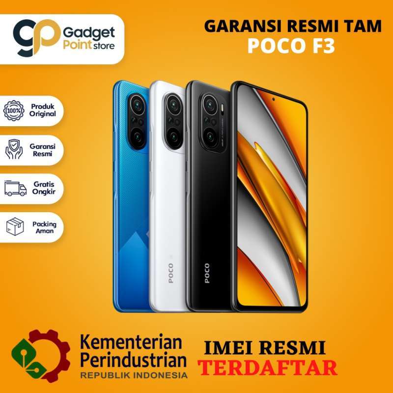 Jual Xiaomi Poco F3 6GB /128GB 8/256GB NFC Snapdragon 870 Layar AMOLED ...