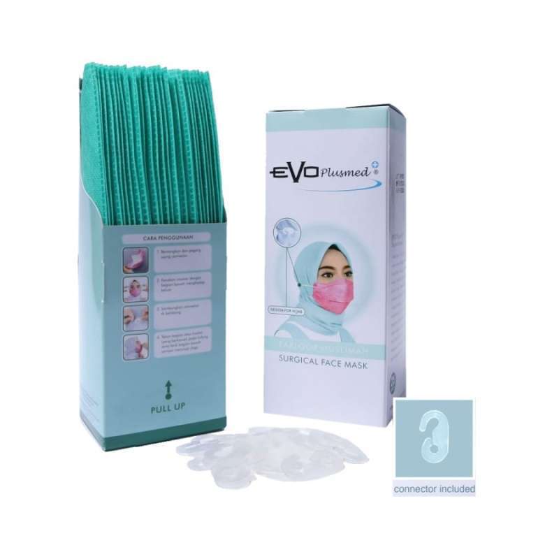 Jual EVOPLUSMED Earloop Muslimah / Evoplusmed Hijab / Evo Plusmed ...