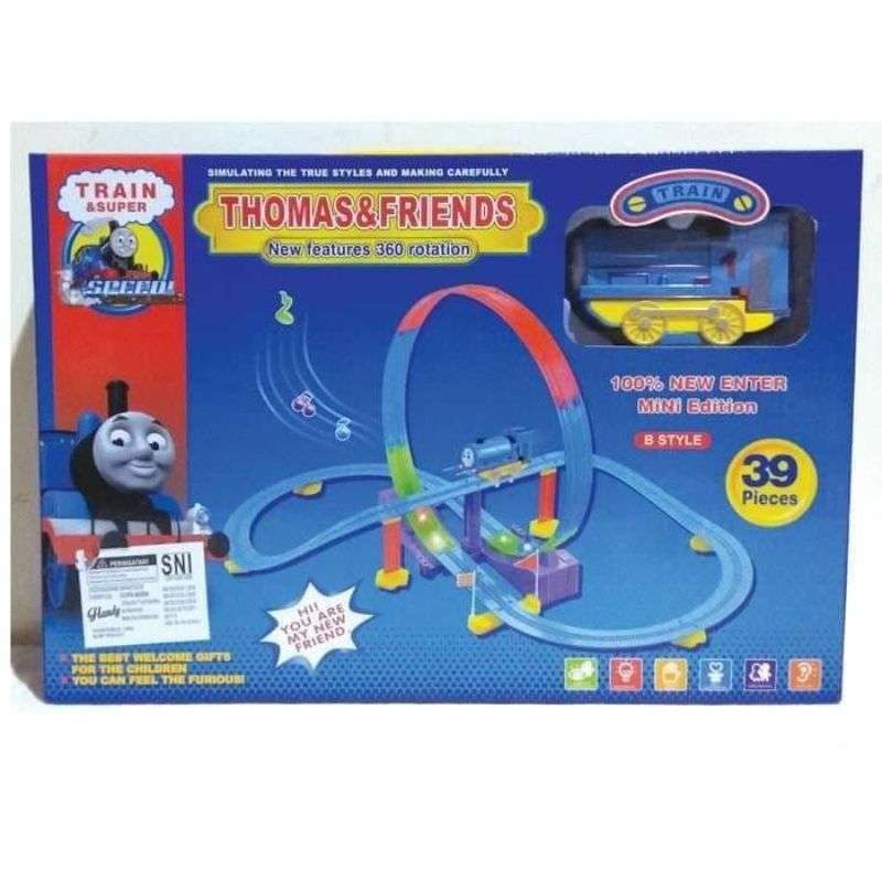 Jual Kereta Thomas And Friends New Features 360 Rotation 39 Pcs No ...
