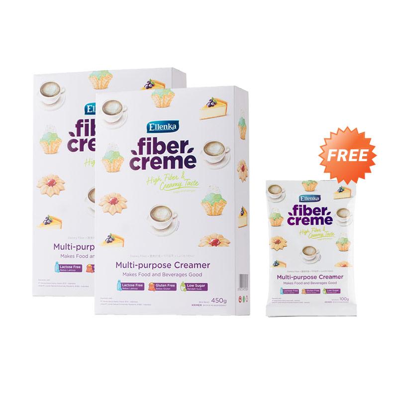 Jual Groceries - Buy 2 Fibercreme Ellenka Creamer [450 G/ Kemasan ...