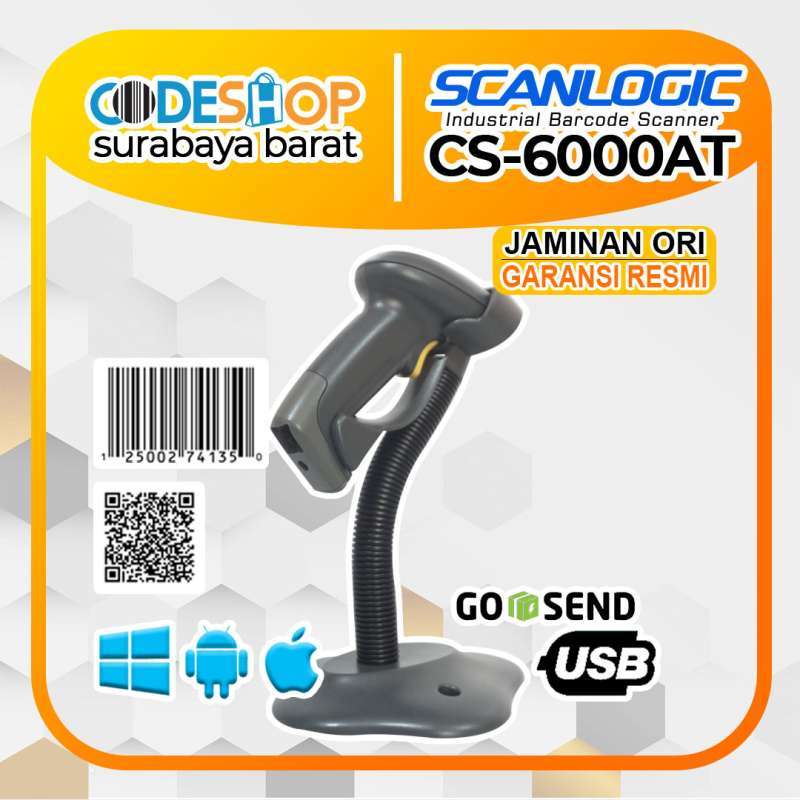 Jual SCANNER 1 DIMENSI SCANLOGIC CS-6000 AT COCOK UNTUK USAHA RETAIL di ...