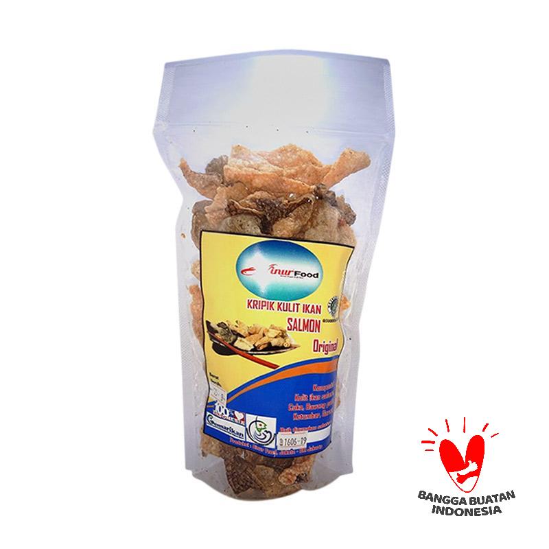 Jual Ainur Food Rasa Original Kripik Kulit Ikan Salmon [75 g/ Kemasan ...