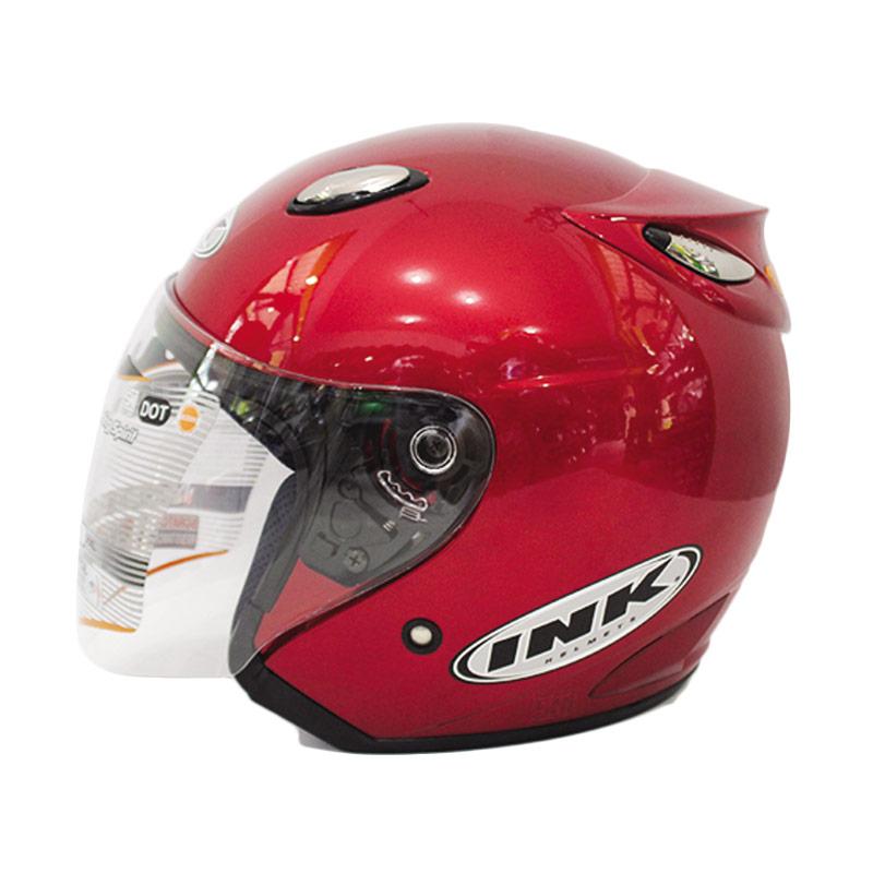 Jual INK Original Centro Jet Helm Half Face - XXL Maroon di Seller ...