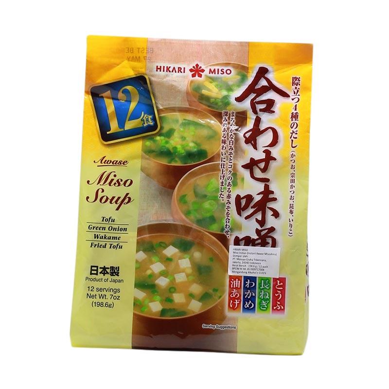 Jual Hikari Miso Instant Awase Misoshiru Bumbu Masak Instan [198 g] di Seller Papaya Fresh ...