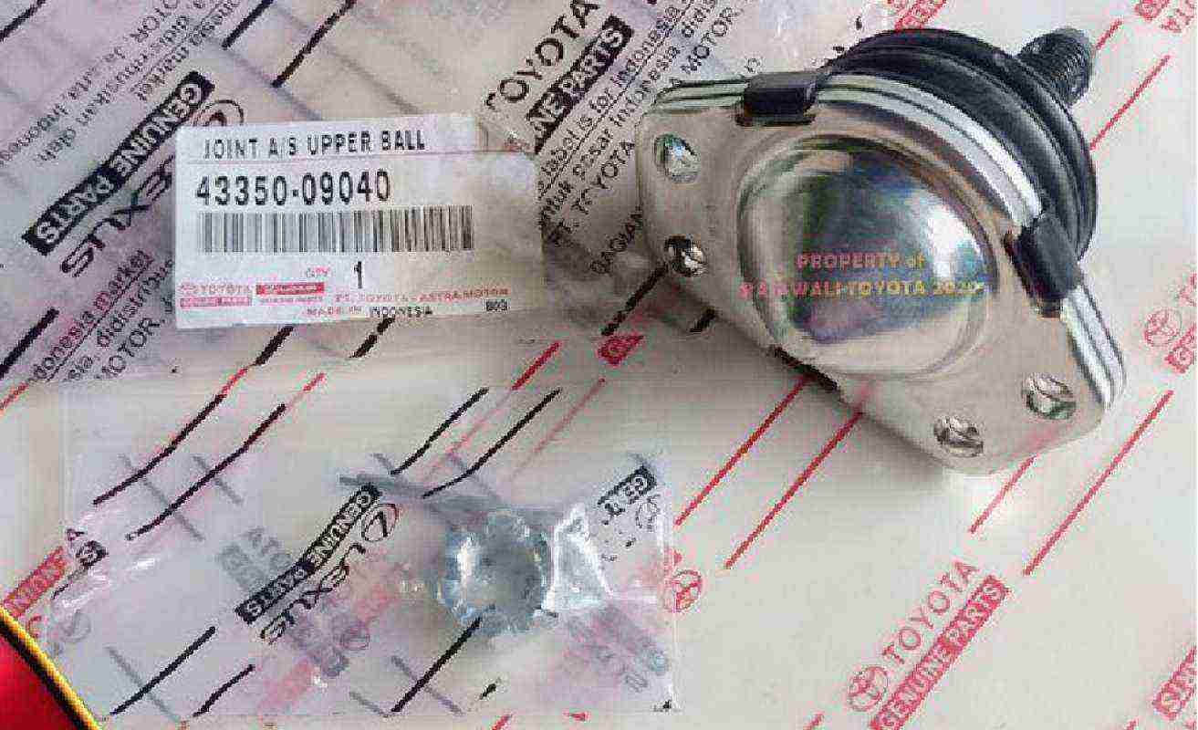 Jual Ball Joint Atas Kijang Grand Super / Kapsul Ori Toyota 43350-09040 ...
