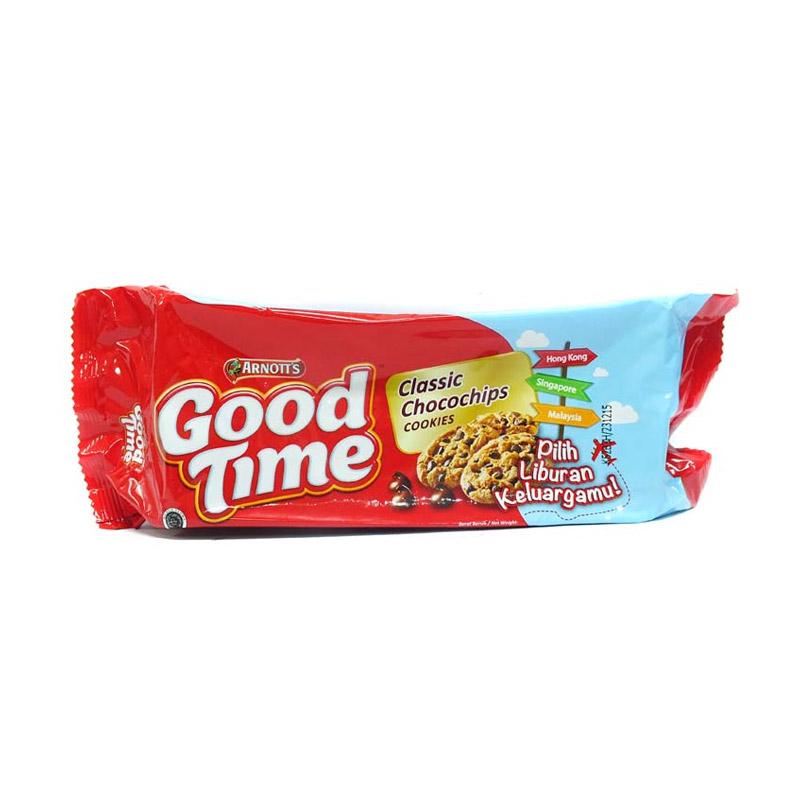 Jual Good Time GT Classic Chocochip Cookies Biskuit [72 g] di Seller ...