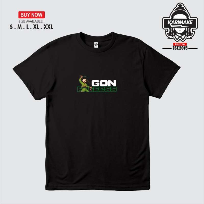 Jual Kaos Baju Anime HUNTER X HUNTER GON FREECSS Kaos Anime - Hitam V1 ...