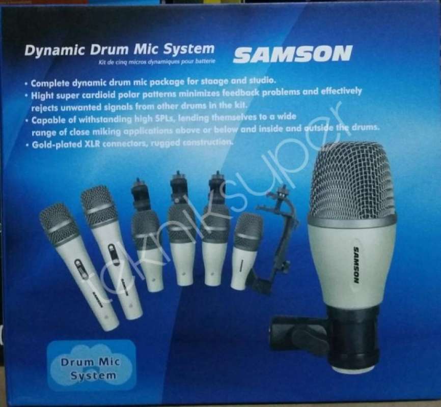 Jual RECOMMEND MIC DRUM SAMSON DMK 7 KIT di Seller Blisini Saja ...