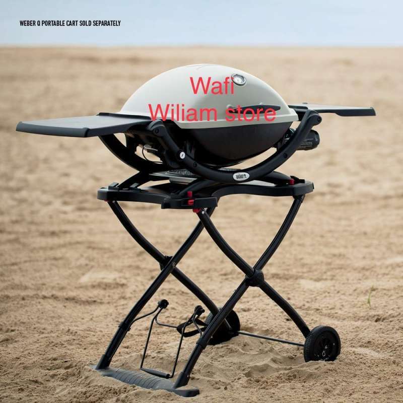 Promo Weber Stand Troli Portable Cart for Weber Q1200 and Q2200 Grill ...