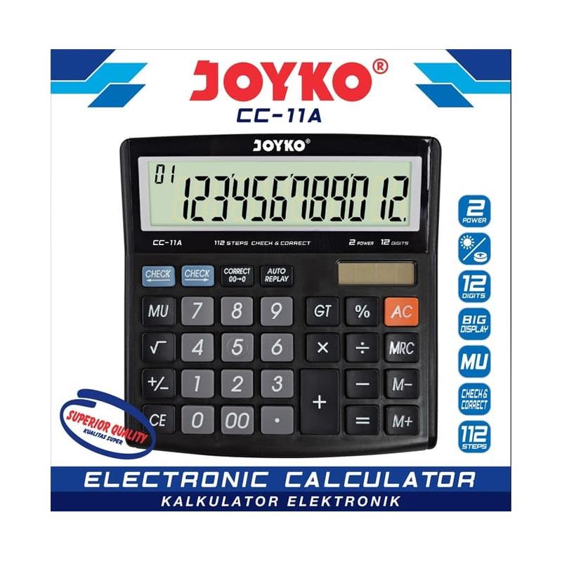 Jual Joyko CC-11A Kalkulator [12 Digit/Check Correct] di Seller Toko ...