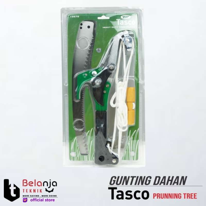 Jual Gratis Ongkir Tasco Gergaji Dahan Gunting Galah Tree Pruner Gergaji Pohon 2 In 1 Original ...
