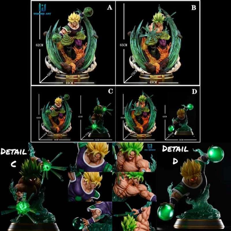 Jual Wonder Art studio 1/6 scale Broly statue resin-PRE ORDER di Seller ...