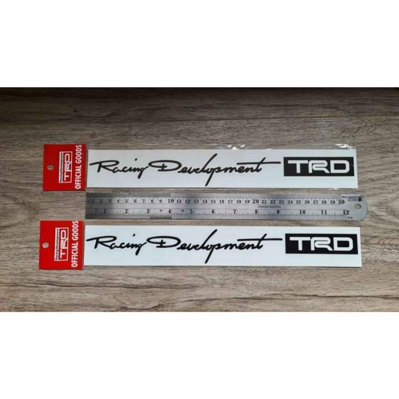 Jual TRD Decal / Stiker Original Made in Japan - 314x38mm di Seller ...