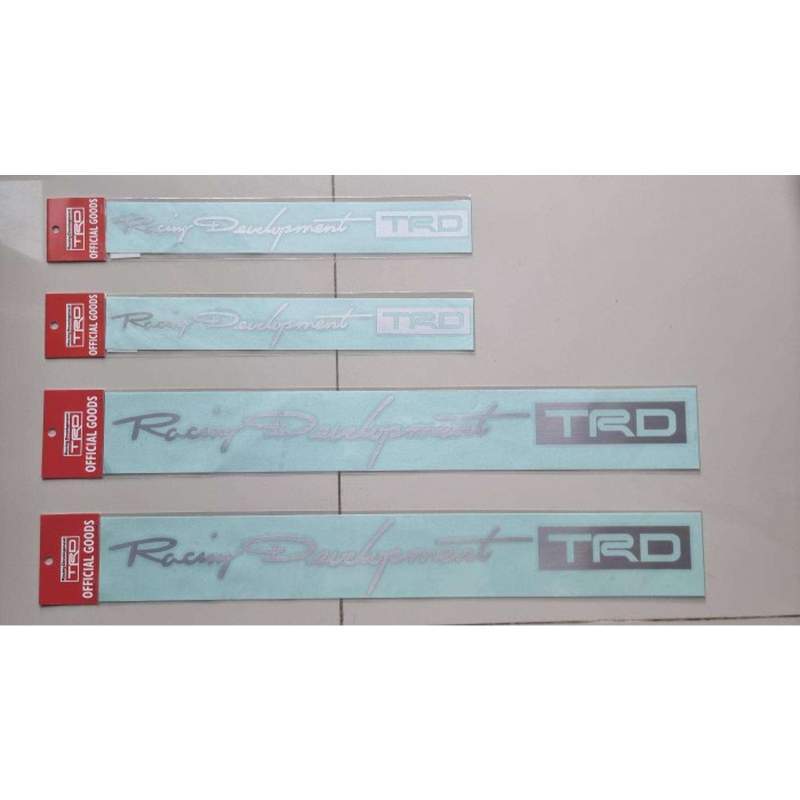 Jual TRD Decal / Stiker Original Made in Japan - 314x38mm di Seller ...