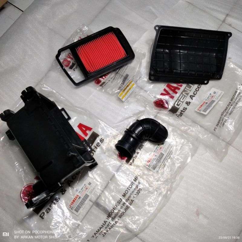 Jual Box Filter Udara Set Mio Karbu Sporty Smile Ori Ygp Tabung Filter ...