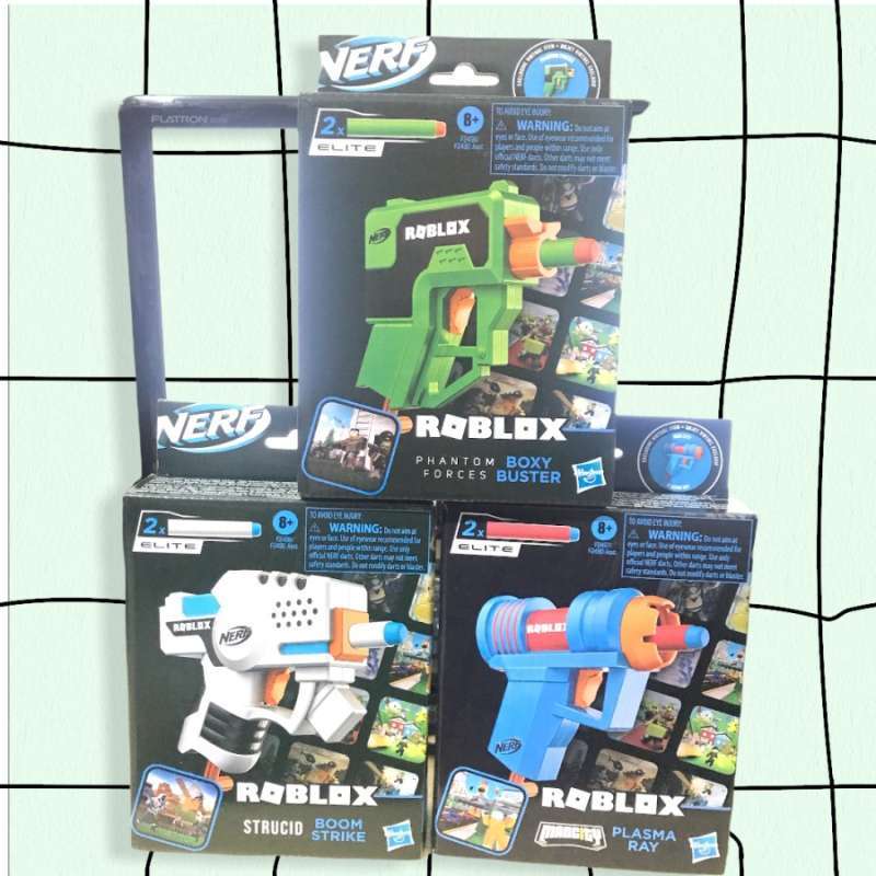 Jual Nerf ROBLOX Plasma Ray - Boom Strike - Boxy Buster - Dart Blaster ...
