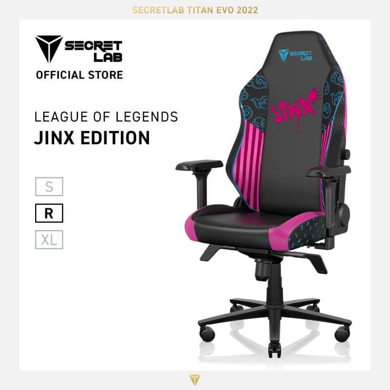 Promo Secretlab TITAN Evo Kursi Gaming—League of Legends Jinx Edition ...