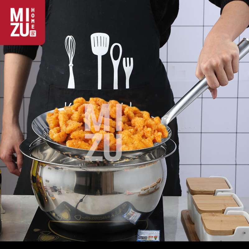 Jual KAIJU XXL 26-30CM INDUSTRIAL FRIER Serokan Masak Gorengan ...