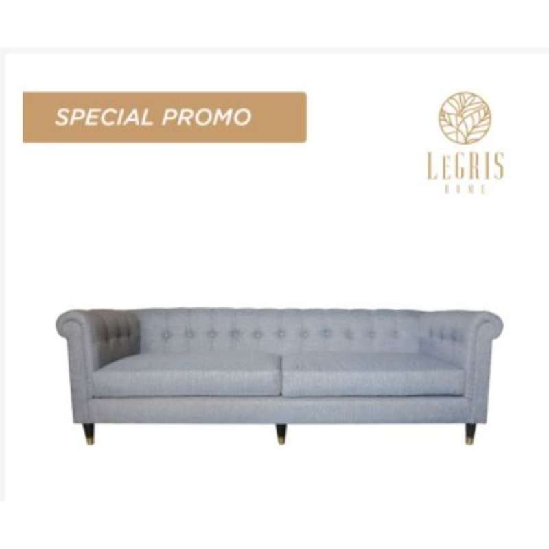 Jual LeGris ESTHER - Sofa / Minimalis / Sofa Keluarga - 3 Seater - Grey ...