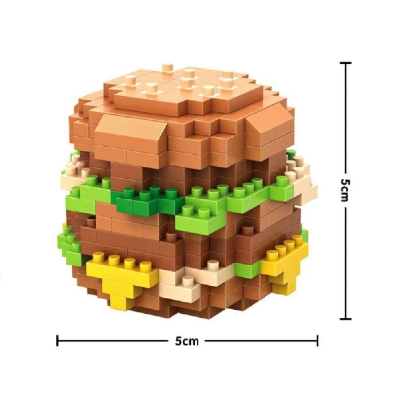 Jual Bricks Nano Block Loz Blocks Creator 9391 Fast Food Set Di Seller ...