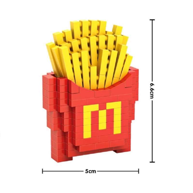 Jual Bricks Nano Block Loz Blocks Creator 9391 Fast Food Set Di Seller ...