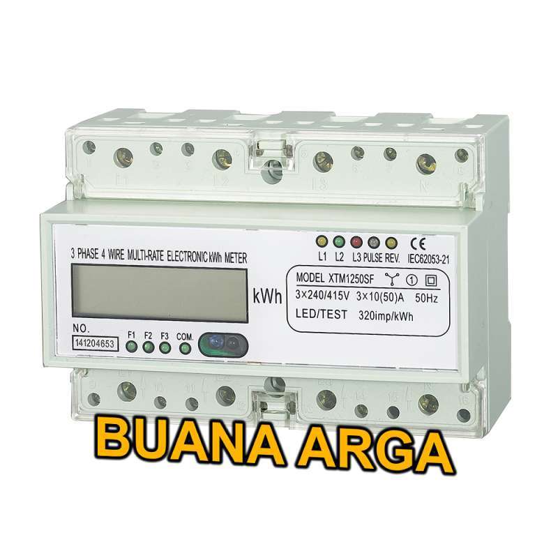 Jual Double Tarif Kwh Meter Xtm1250sfct Digital Lcd (via Ct) Merk Fort ...