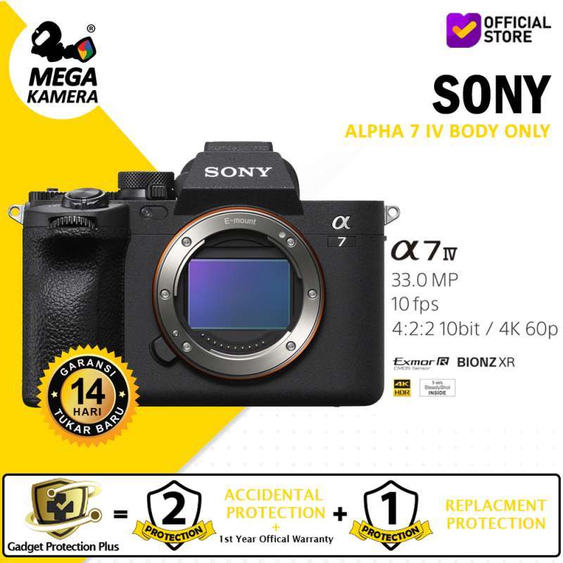 Promo Megakamera Sony A7iv Body Only Sony Alpha A7 Iv Mirrorless Camera ...