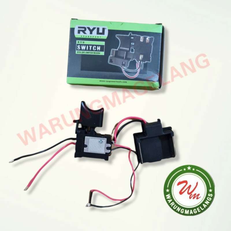 Jual SBO Saklar Switch Bor Cordless Ryu RCI20V RCI 20V NRT PRO dc343 DC ...