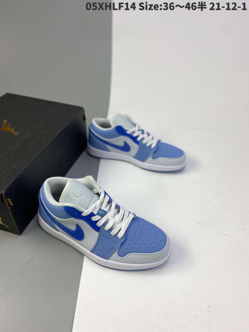 Jual Nike Air Jordan 1 Low Quot Mighty Swooshers Quot Low Top Haze Blue ...
