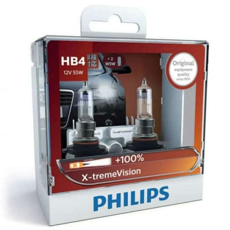Jual SPECIAL Bohlam Lampu PHILIPS HB4 12V 55W Xtreme X-treme Vision ...