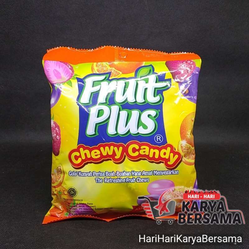 Jual PERMEN FRUIT PLUS CHEWY CANDY ASSORTED FRUITS FLAVOUR 150GR di ...