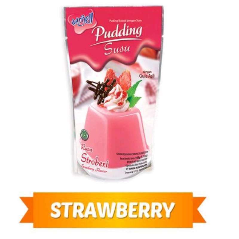 Jual Nutrijell Puding Susu Rasa Strawberry di Seller Family Mart ...