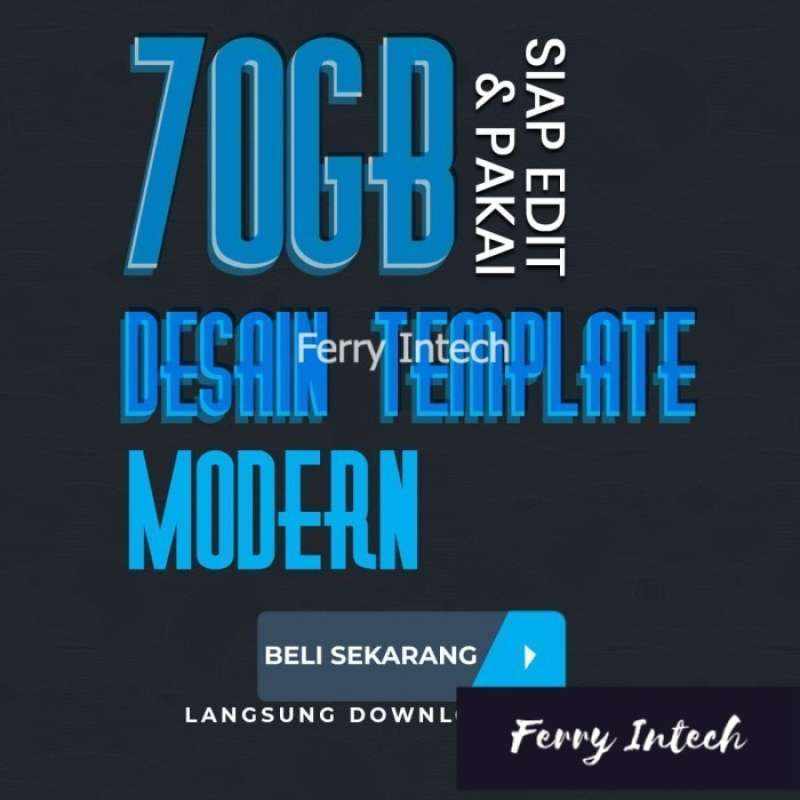 Promo 70 GB+ KUMPULAN DESAIN TEMPLATE SIAP EDIT & MODERN - PROJECT ...