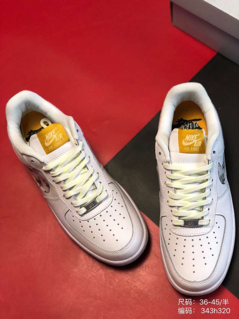 Jual Nike Air Force 1 full contrast leather panel air force 1 skate ...