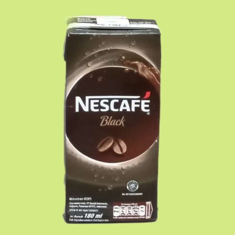 Jual Nescafe Black Coffee Uht Kopi Siap Minum 180ml [6 Kotak] Di Seller ...