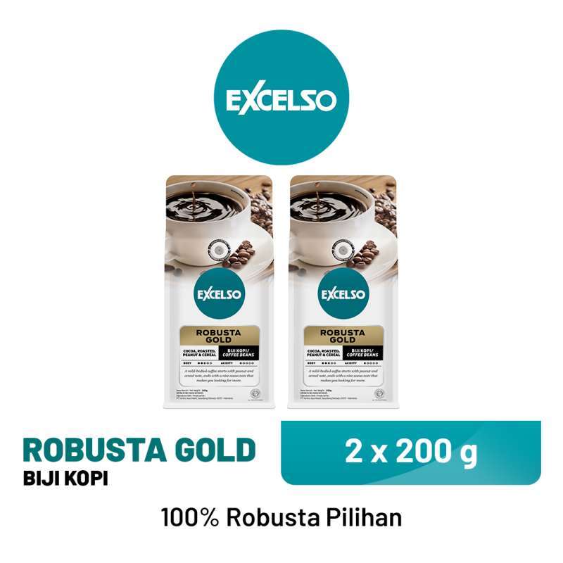 Jual Excelso Robusta Gold - Biji Kopi 2 X 200 Gr Di Seller Kapal Api ...