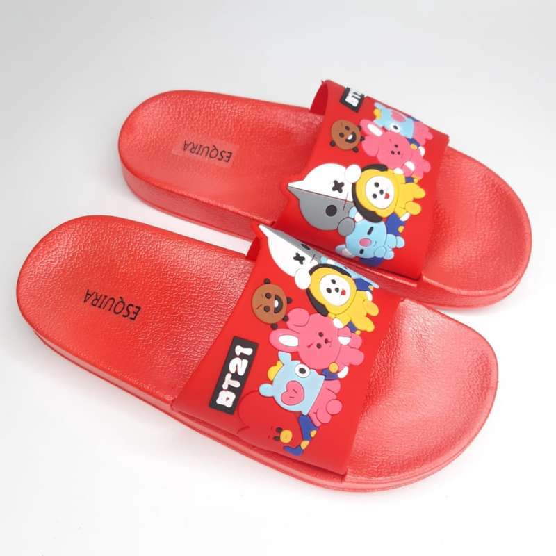 Jual Sandal Selop Anak BT21 / BTS 009-3T - 32 Red di Seller Esquira ...