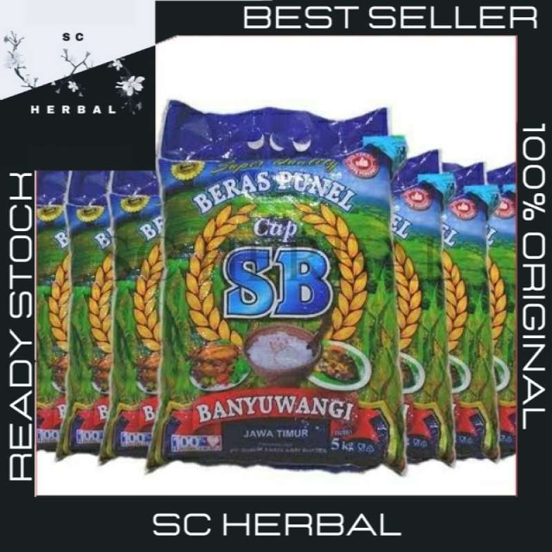 Jual BERAS CAP SB MURAH NATURAL HIGH FIBER MIX HALAL SEHAT TINGGI GIZI ...