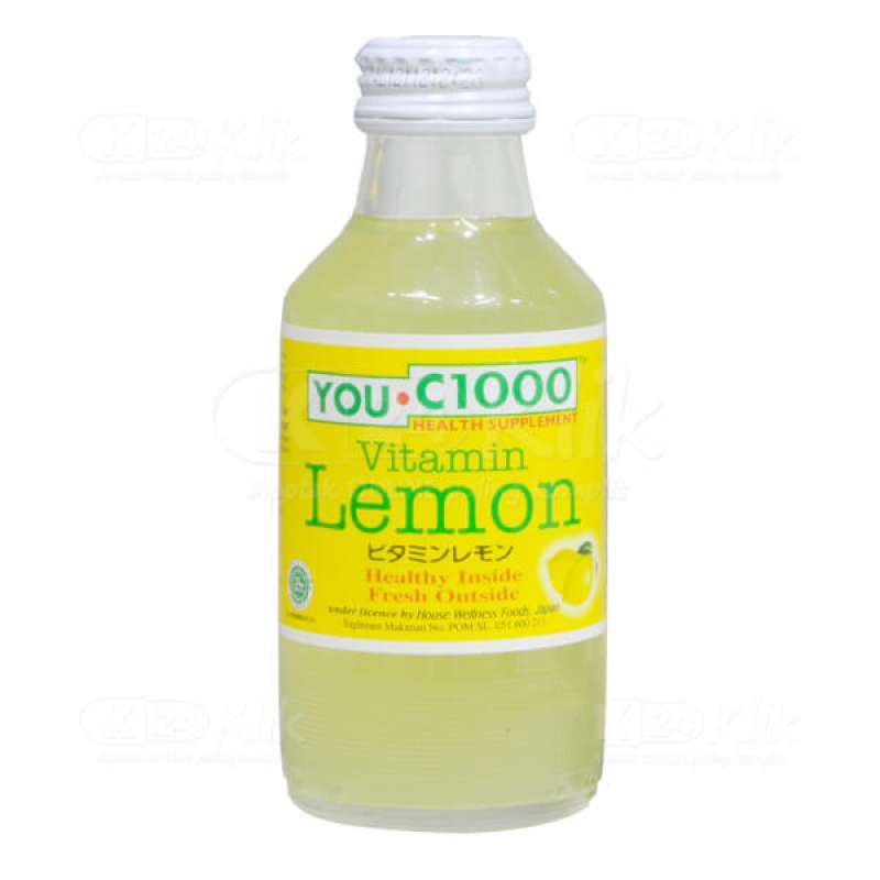 Jual You C1000 140 Ml - Orange / Lemon - 30 Btl - 1 Dus - Rasa Lemon Di ...