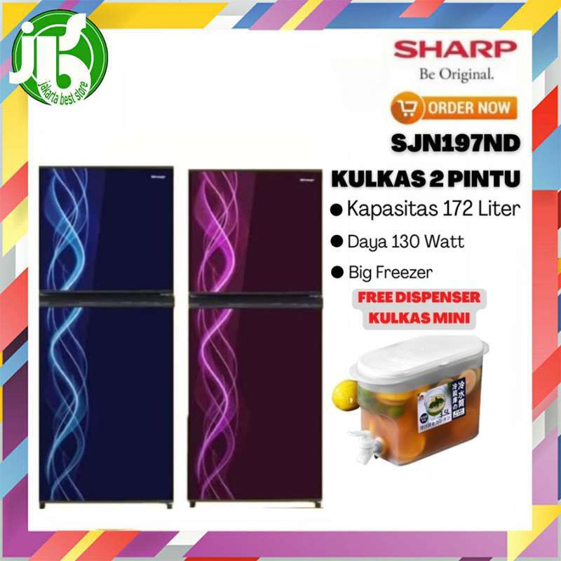 Jual Kulkas 2 Pintu Freezer Bawah Sharp Original, Murah & Diskon Mei ...