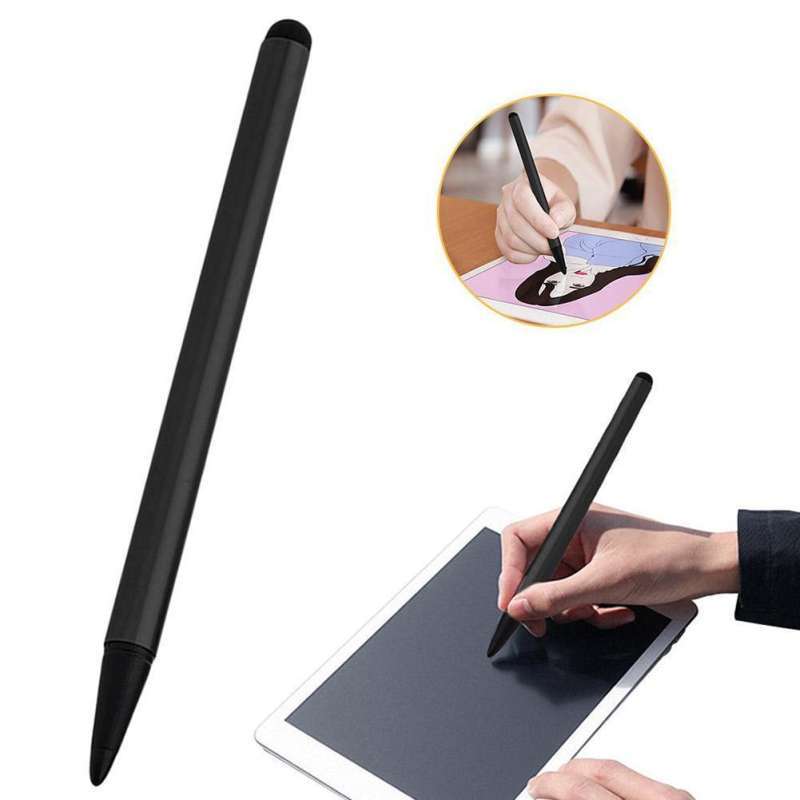 Jual Tripledi Stylus Pen 2in1 Hard Nib Pen Tablet Rubber Capatitive ...